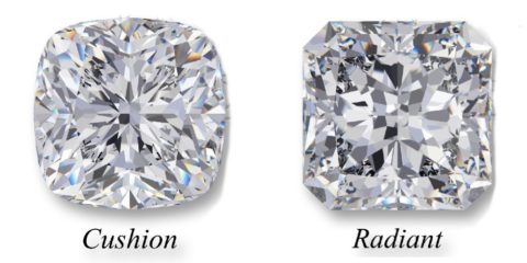 Cushion Cut Diamonds VS Radiant Diamonds * Which is Better For You?