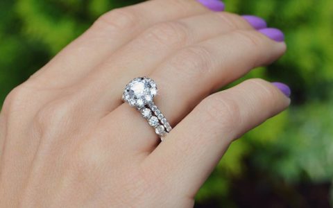 Floating Diamond Wedding Band ⋆ Diamond Exchange Houston